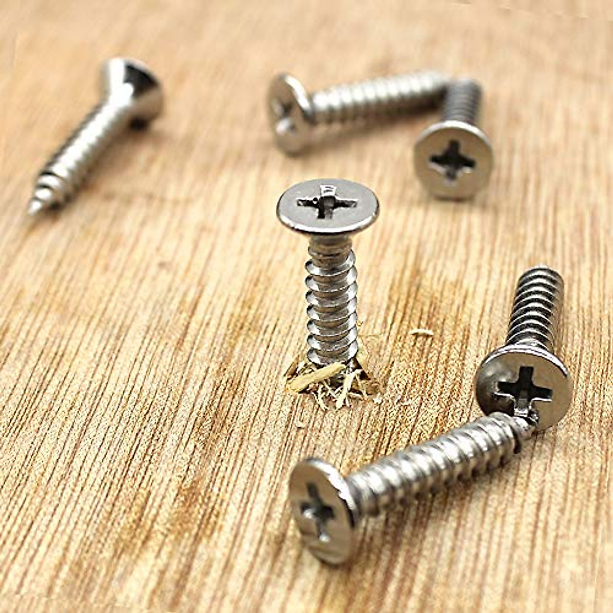 Countersunk Head Self-Tapping Screws NO.14 x 1.1/4" 50 Pack