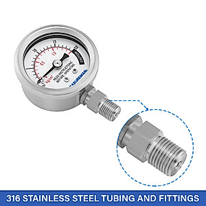 MEASUREMAN Stainless Steel Pressure Cooker Gauge_All Series (Accessory, Pressure Gauge - Fits 37 Quart)