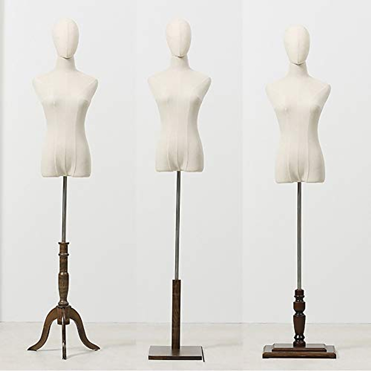 Mannequin Tailors Dummy Dressform Tailors Dummy Clothing Store Mannequins Dummy Model Students Mannequin (Brown C)