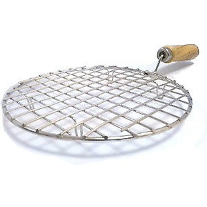 Sahishnu Online & Marketing Round Roasting Net,Roasting Pan,Wire Roaster,Barbecue Rack Round Wire Roaster, Roti Jari, Roti Grill, Papad Grill, Chapati Grill