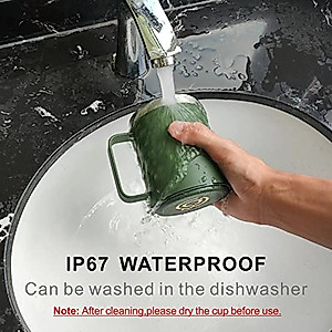 Coffee Mug Warmer Set, 12 Oz Stainless Steel for Coffee Cup,Home, Office Warms Coffee, Tea, Cocoa, and Milk(Up to 150℉/65 for Valentines Day Cups,Coffee Gifts,Office Gifts