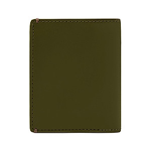Fossil Men's Joshua Vegan Cactus Slim Minimalist Bifold Front Pocket Wallet, Green Moss, (Model: ML4462376)