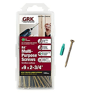 GRK Fasteners 02103 R4#9 x 2-3/4" Screws 100CT