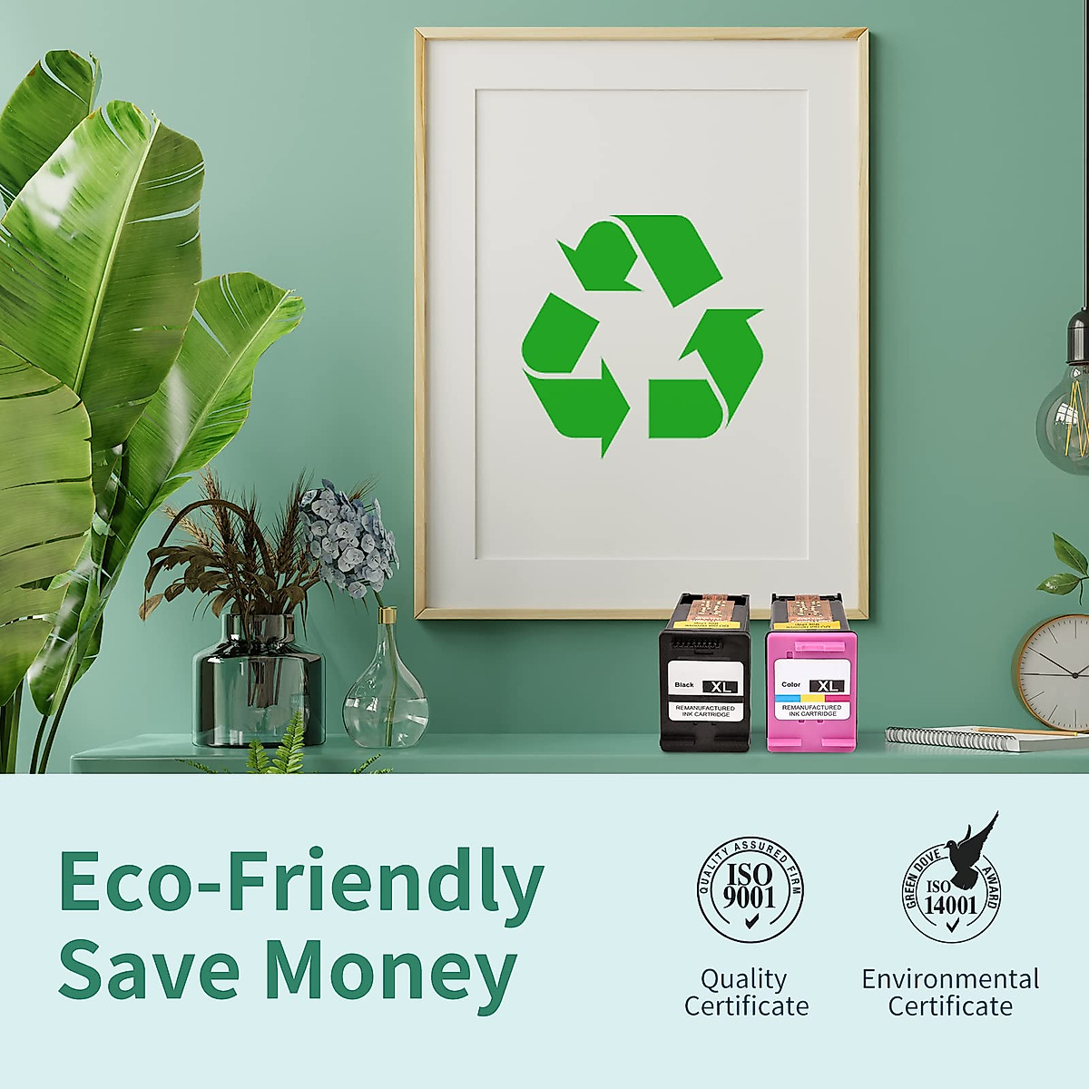 910XL Ink Cartridges Combo Pack Remanufactured Compatible Replacement for HP 910XL 910 XL Ink Compatible with OfficeJet 8025e 8035e 8025 8035 8028 8020 8022 8028 8015 (4 Pack)