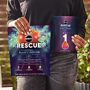 Miracle-Gro Rescue Outdoor Plant Potion - 3-Step Garden Saver - Plant Food to Revive Yellowing, Wilting Plants in 7 Days