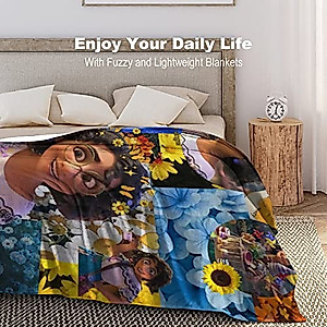 Blanket Lightweight Throw Blankets for Couch Sofa Trave Camping Soft Warm Flannel Cozy Fleece Throw Blanket for Carnival Easter Christmas Birthday 40"x50"