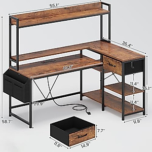 SEDETA Corner Gaming Desk