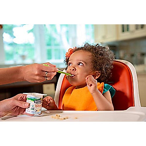 Stonyfield Organic YoBaby Whole Milk Baby Yogurt Cups with Probiotics, Plain, 4 Oz, 6 Pack