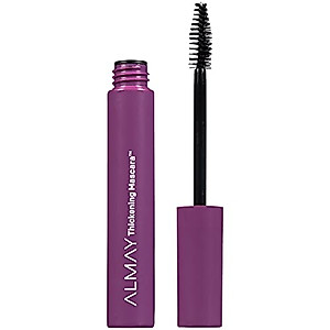 Mascara by Almay, Thickening, Volume & Length Eye Makeup with Aloe and Vitamin B5, Hypoallergenic, Fragrance Free, Ophthalmologist Tested, 402 Black (Pack of 1)