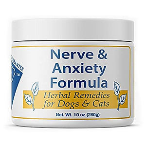 Doc Ackerman's - Nerve & Anxiety Formula - Fast Acting, Soothing & Calming Effects for Pets - Enhanced with Chamomile, Peppermint & Passion Flower - Herbal Remedy for Dogs & Cats - 10 oz