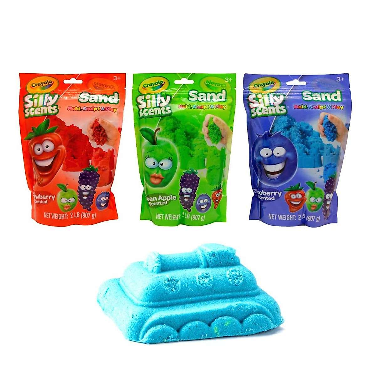 Crayola Silly Scents, Colored Sensory Sand | 6 Lbs of Scented Play Sand for Kids | Moldable Play Sand for Sensory Table, Kids Christmas Gifts, Holiday Classroom Gifts, Stocking Stuffers for Kids