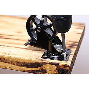 Headbourne 8276E 3 inch Polyurethane Mag, 4 Pack Designer Caster, 3-Inch, Gloss Black, 4 Count