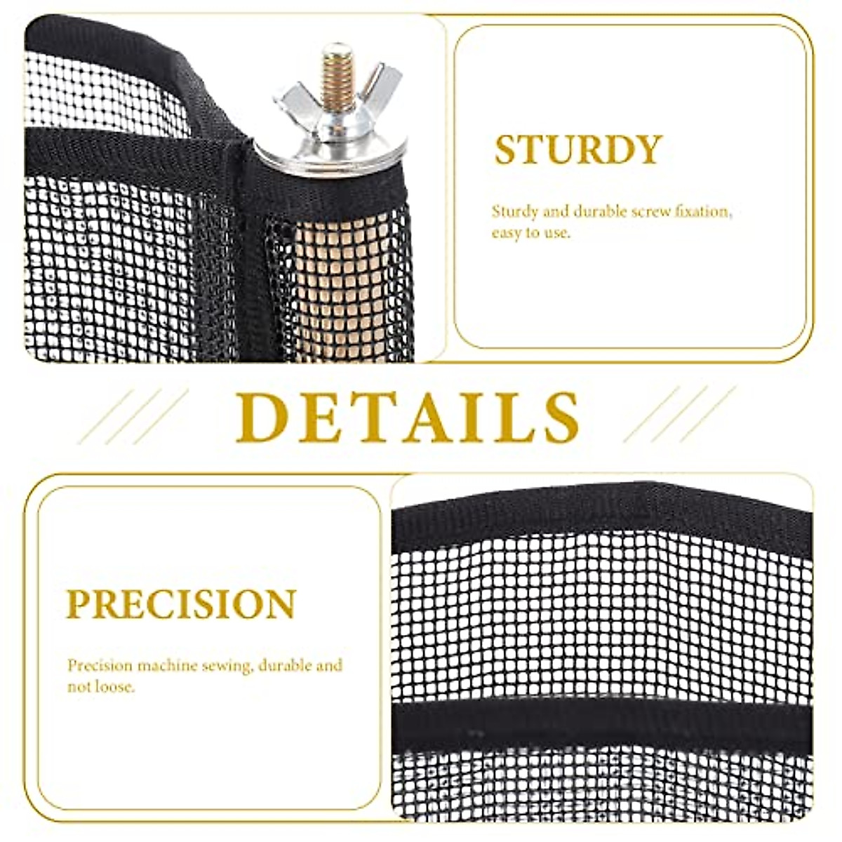 balacoo Hideout Rat Mesh for Hammock Nylon Sleeping Guinea Chinchilla Parrot Nest Cage Bedding Tier Toy Ferret Glider Small Animal Accessories Puppy Home Playing Hamster Cat Pig Hanging