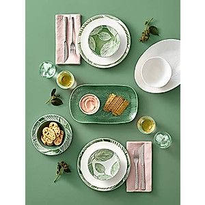 Maxwell & Williams Panama Serving Platter in Gift Box, Stoneware, Kiwi Green, 34 x 19 cm