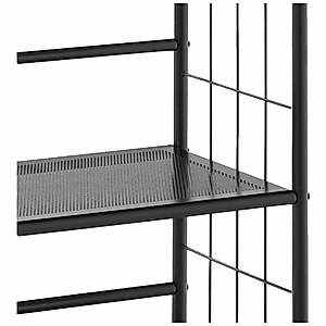 ORE International R597-5 Five Tier Metal Book Rack,Black