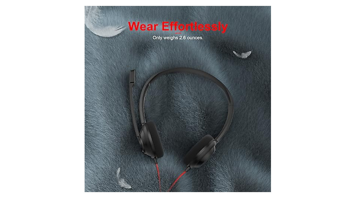 NUBWO HW02 USB Headset - Clear Sound & Comfort