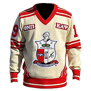 Kappa Alpha Psi V-Neck Sweater 1911 [4XL] Crimson Red