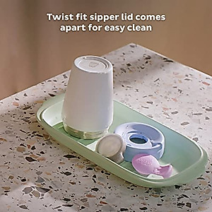 KeepCup Helix Thermal | Reusable Stainless Steel Coffee Cup | Double-Walled, Vacuum Insulated, Travel Mug with Fully Sealed Twist-Fit Sipper Lid, BPA & BPS Free | Large 16oz / 454ml | Qahwa