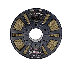 3DXTECH 3DXMax ASA, 1KG (Flat Dark Earth, 1.75mm) 3D Printing Filament