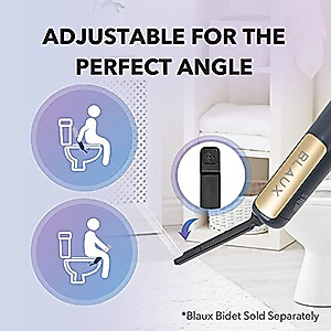 BLAUX Bidet Replacement Nozzle - Portable Bidet Sprayer Head | 180° Adjustable Hand Held Bidet Nozzle | 2 Pack of Travel Bidet Portable Replacement Heads | Designed for Blaux Bidet Toilet Sprayer