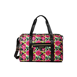 Juicy Couture Best Sellers Overnighter Malibu Rose Black Multi/Black One Size