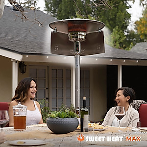 Sweet Heat MAX - 2 Pack - Heat Focusing Reflector for Round Natural Gas and Propane Patio Heaters - 15" Height For Extra Heat Reflecting Power