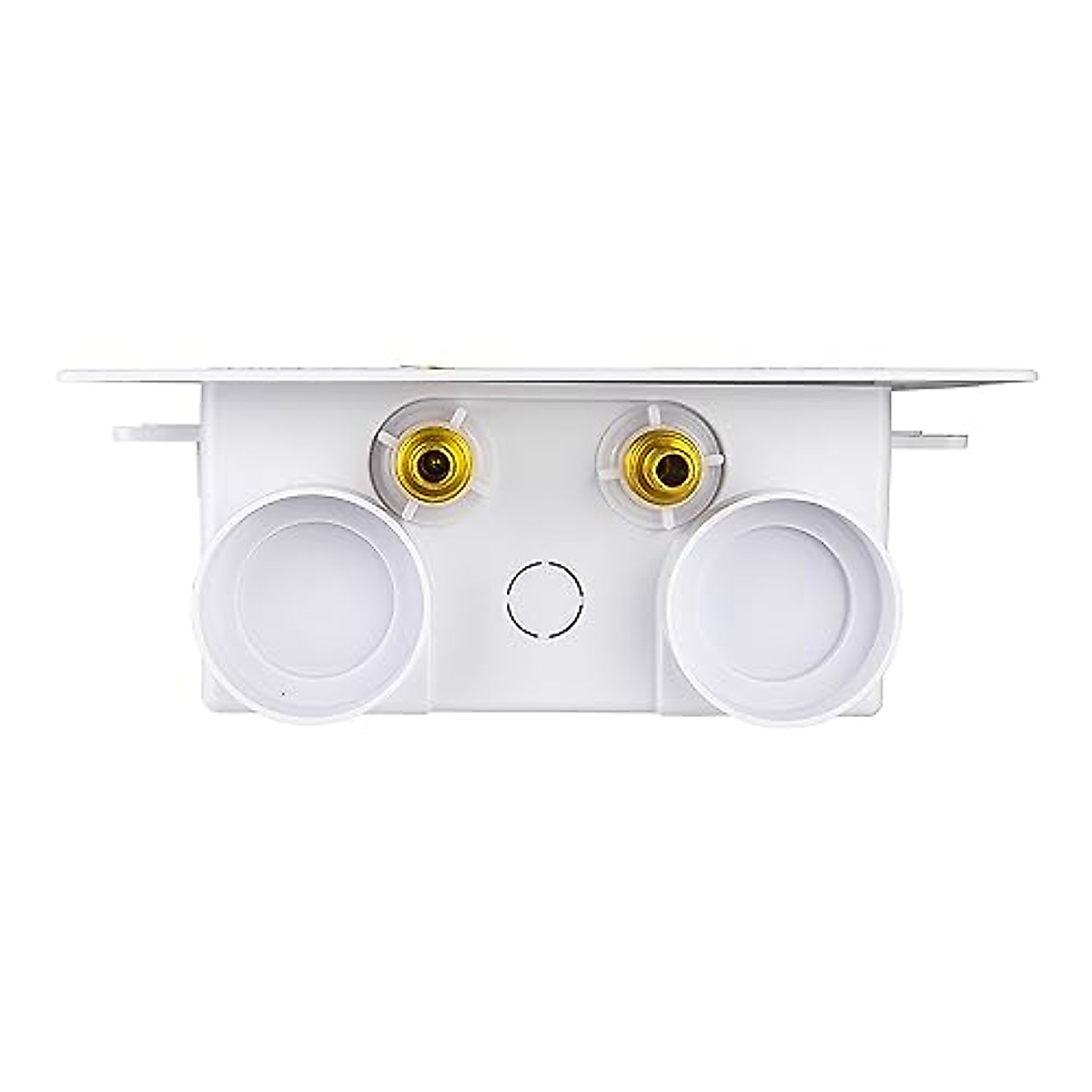 EFIELD Double Drain1/2 Inch PEX Crimp Connection x 3/4 Inch MHT Washing Machine Outlet Box, Pex Crimp Box