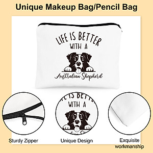 Australian Shepherd Dog Mom Gifts for Women, Animal Lovers, Funny Gag Gifts with 20oz Wine Tumblers