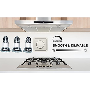 LSE Lighting Pack of 3, E27 50W Bulbs for Zephyr Milano Europa Hoods 75mm