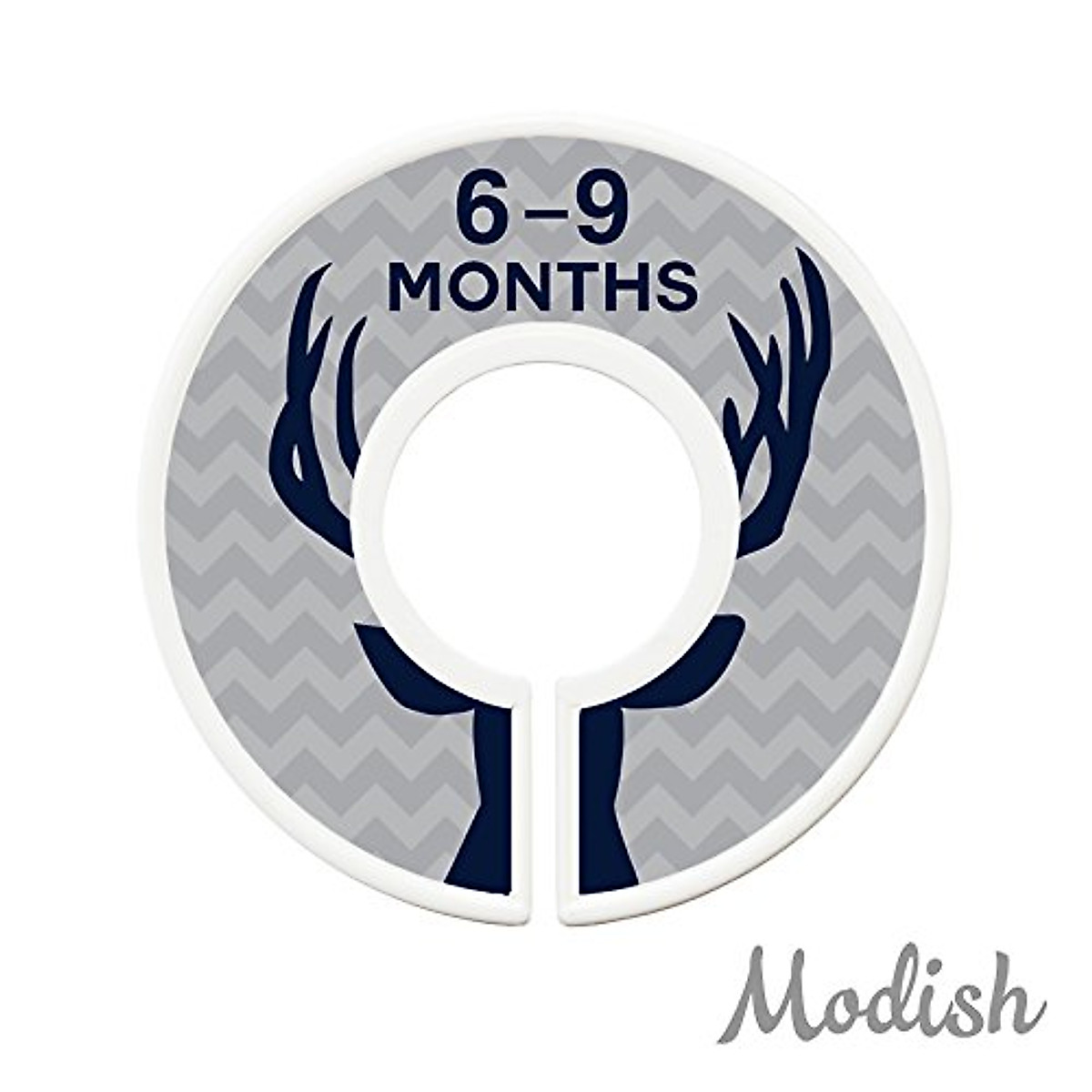 Modish Labels Baby Clothes Size Dividers, Baby Closet Organizers, Size Dividers, Baby Closet Organizers, Closet Dividers, Clothes Organizer, Nursery, Boy, Woodland, Deer, Navy, Teal Mint, Gray (Baby)