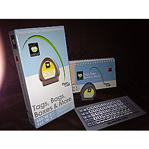 Provo Craft Cricut Shapes Cartridge-Tags, Bags, Boxes & More