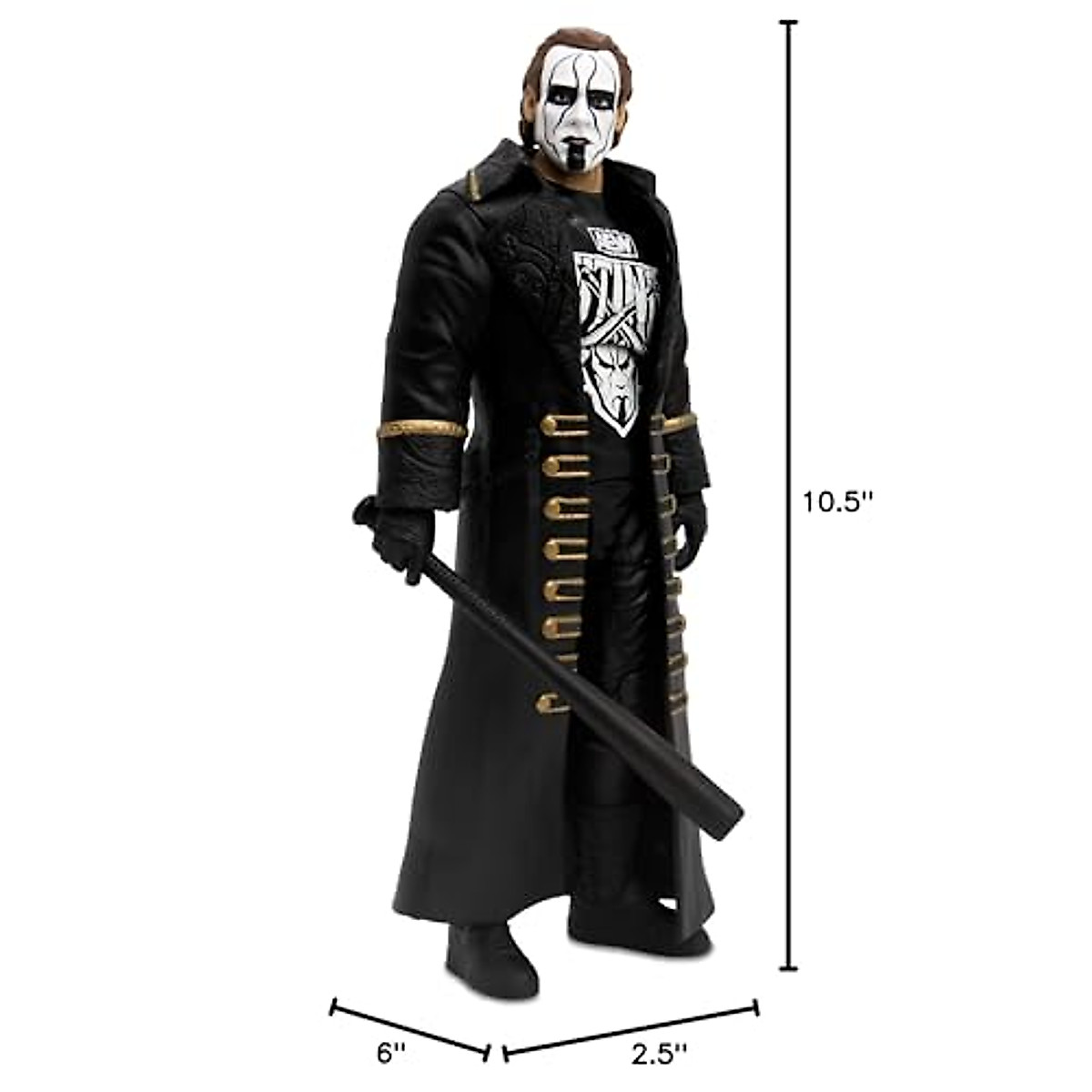 All Elite Wrestling - 6-Inch Sting Figure with Accessories - AEW Unmatched Collection Series 2 - Luminaries