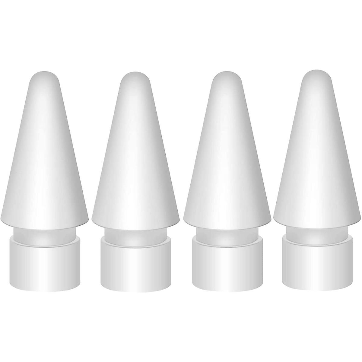Amtake Replacement Tips/Nib for Apple Pencil 2nd/ 1st Generation,Apple Pencil Pen Tip Compatible for iPad Mini iPad Pro (4 Pack