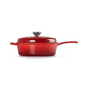 Le Creuset Enameled Cast Iron Signature Cassadou, 3.75 qt., Cerise