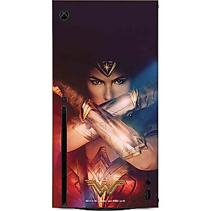 Skinit Decal Gaming Skin Compatible with Xbox Series X Console - Officially Licensed DC Comics Wonder Woman Profile Character Poster Design