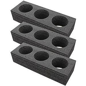 Cabilock 3pcs Milk Tea Drink Cup Holder soda Cup Holder take Out Cup Holder Chinese Takeout containers Tool Tray Coffee Accessories Beverage Takeout Holder Drinks French Fries Pearl Cotton