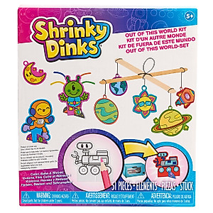 Just Play Shrinky Dinks Out of This World 51-piece Arts and Crafts Kit, Kids Toys for Ages 3 Up, Medium