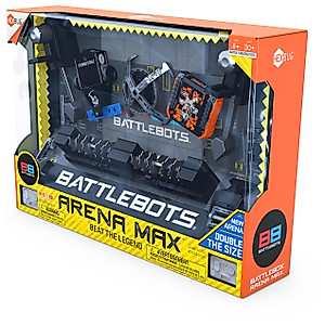 HEXBUG BattleBots Arena MAX, Multiplayer Robot Board Game for Kids, Remote Control Toy, Batteries Included, for Boys and Girls Ages 8 and Up