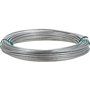 OOK 534800 Galvanized Solid Wire #9-50', Silver