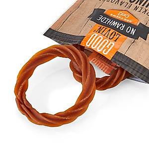 Good Lovin' No Rawhide Pumpkin Flavored Puppy Teething Rings, 4.9 oz., Count of 4
