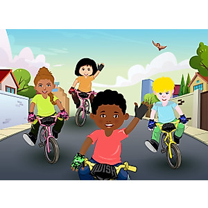 iwish Child Thin Half Finger Outdoor Sports Cycling Bike Gloves Kids Gloves (Pink, Medium)