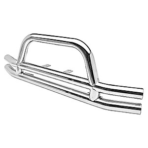 Smittybilt Front Bumper with Hoop (Stainless Steel) - JB44-FS