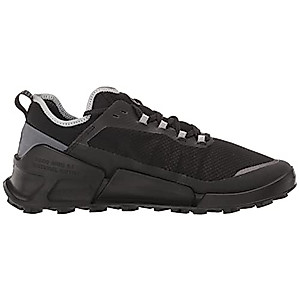 ECCO Men's Biom 2.1 Low Textile Trail Running Shoe, Black/Black/Magnet, 8-8.5