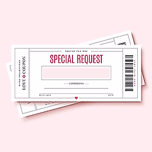 Bliss Collections Love Coupons for Him or Her, Husband, Wife, Boyfriend, Girlfriend or Couples. Unique Romantic Valentines Day, Christmas or Birthday Gift — 15 Unique Cards