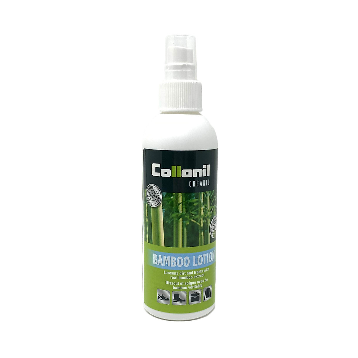 Collonil unisex-adult Shoe Care Cleaning Organic Bamboo Lotion 200 ml