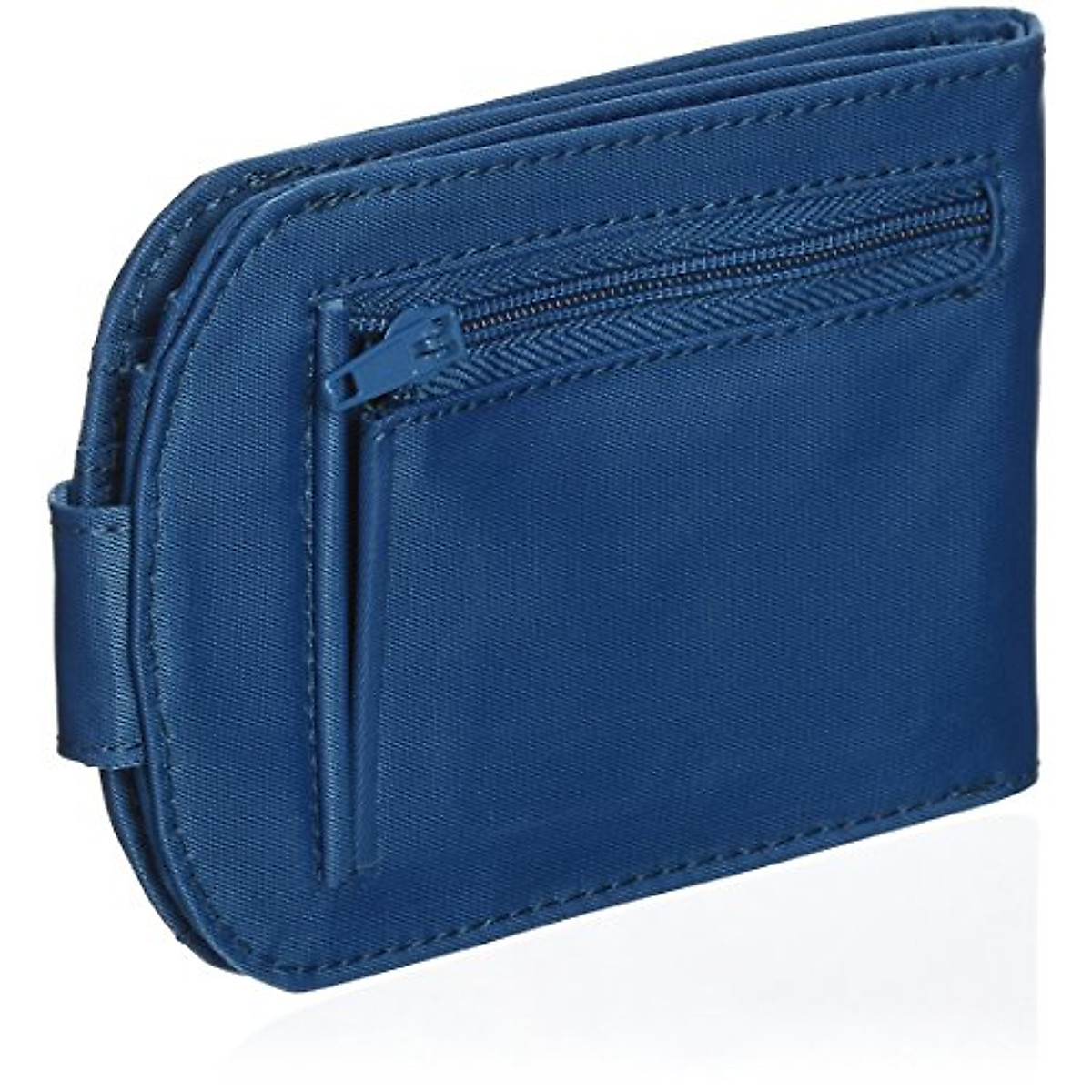Big Skinny Women's Taxicat Bi-Fold Slim Wallet, Holds Up to 25 Cards, Ocean Blue