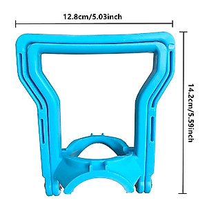 Anzline Multifunctional Advanced Ergonomic 5 Gallon Water Bottle Handle,Drinking Water Bottle Handle,Fit 5 Gallon Water Bottle Caps,5 Gal Bottle Carrier,Water Bottle Lift with Handle (Blue)