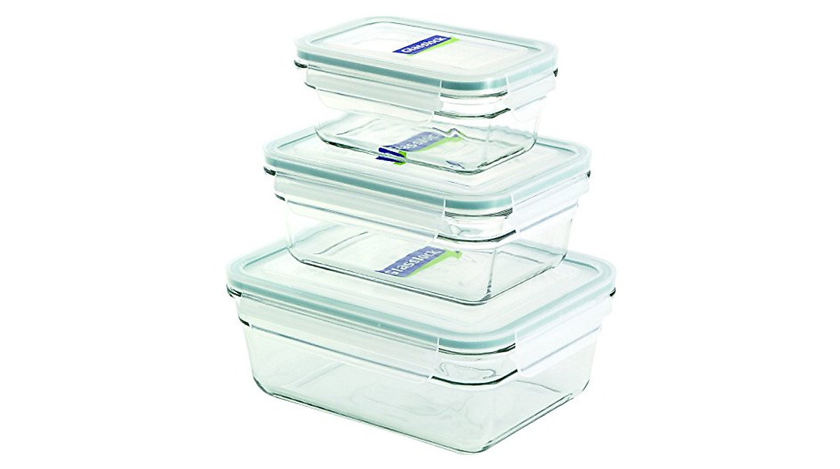 Glasslock 6-Piece Oven Safe Container Set for Food Storage