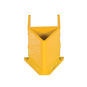 Vestil G3-V4-YL Steel Upright Rack Guard 7 in. x 5 in. x 5 in. Yellow