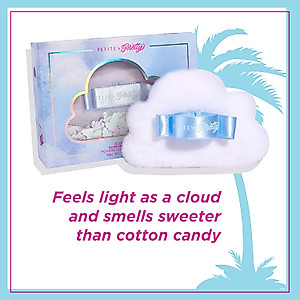 Petite 'n Pretty Cloud Fluff, Shimmer Body Puff - Body Makeup for Kids, Tweens, Teens - Lightly Scented Body Shimmer, Pink Body Glitter